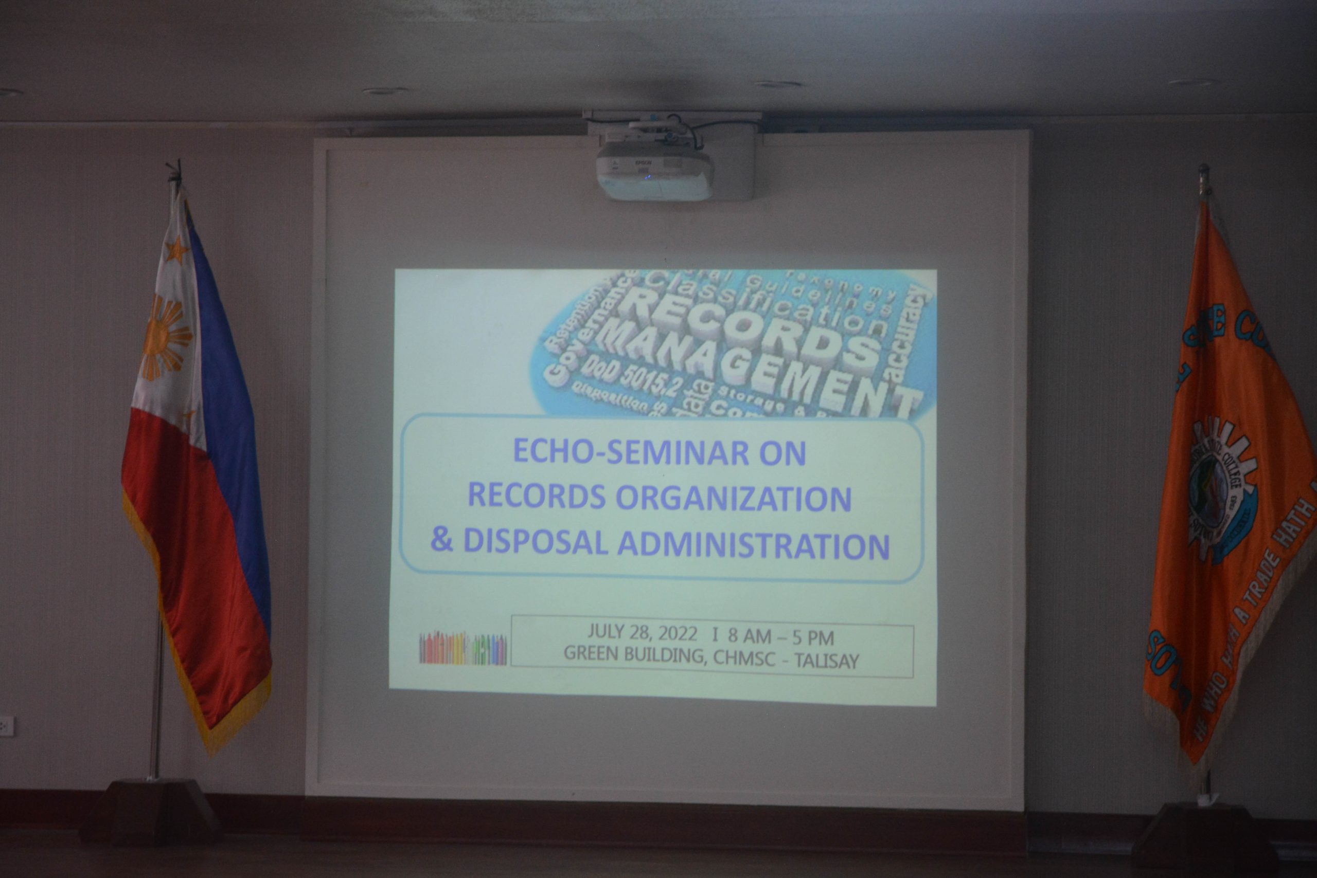 Echo-Seminar on Records Organization & Disposition Administration ...