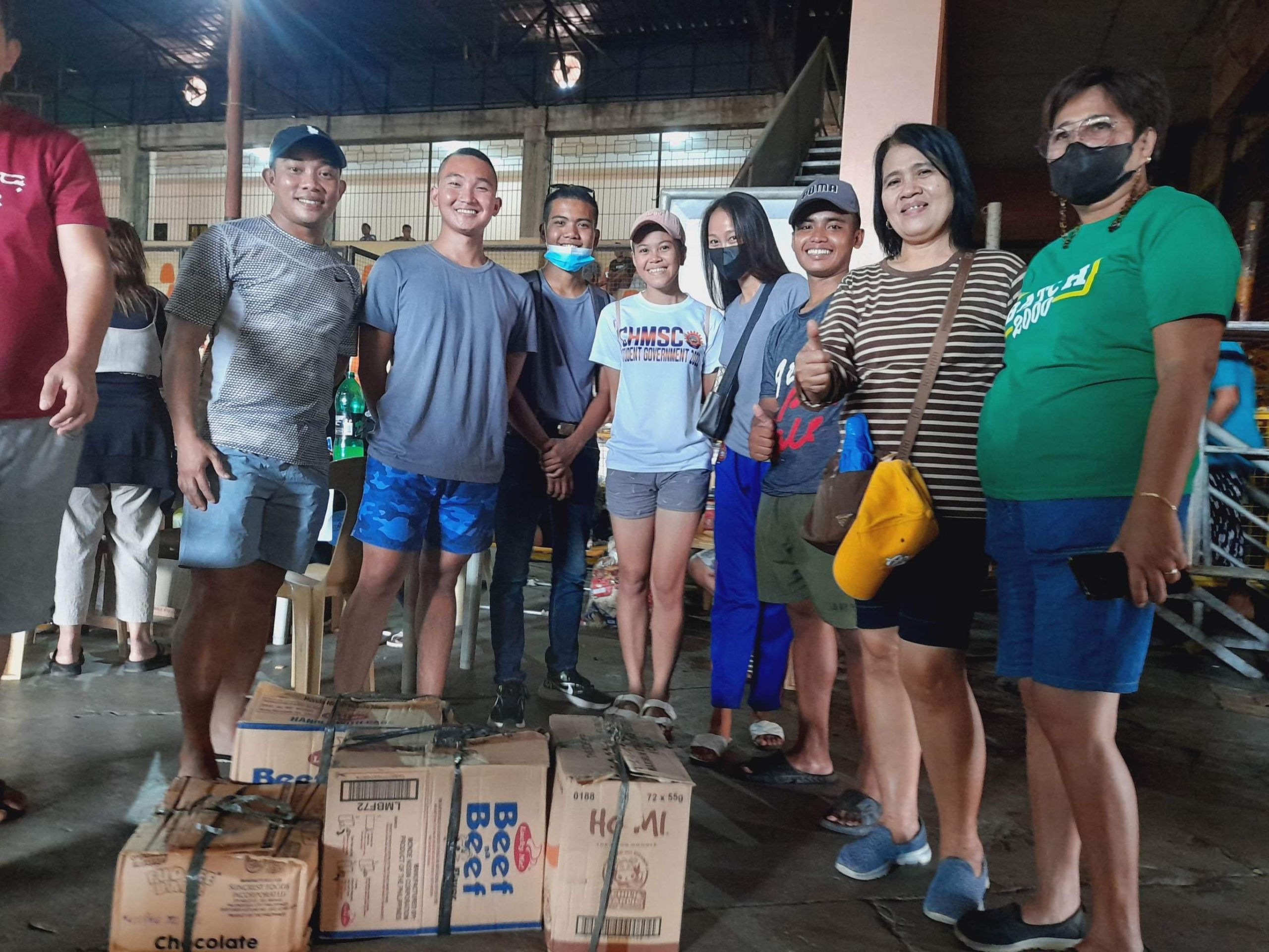 CHMSU volunteers turnover donations for victims of Tropical Storm Paeng ...