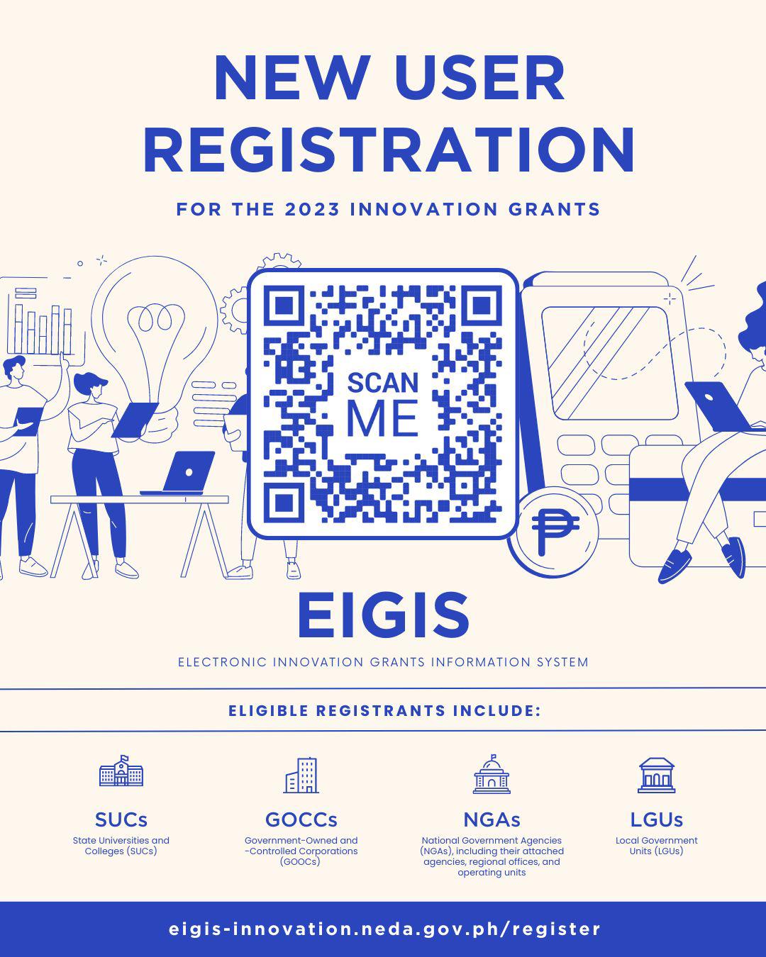 New User Registration for 2023 Innovation Grants (NEDA) | Carlos Hilado ...