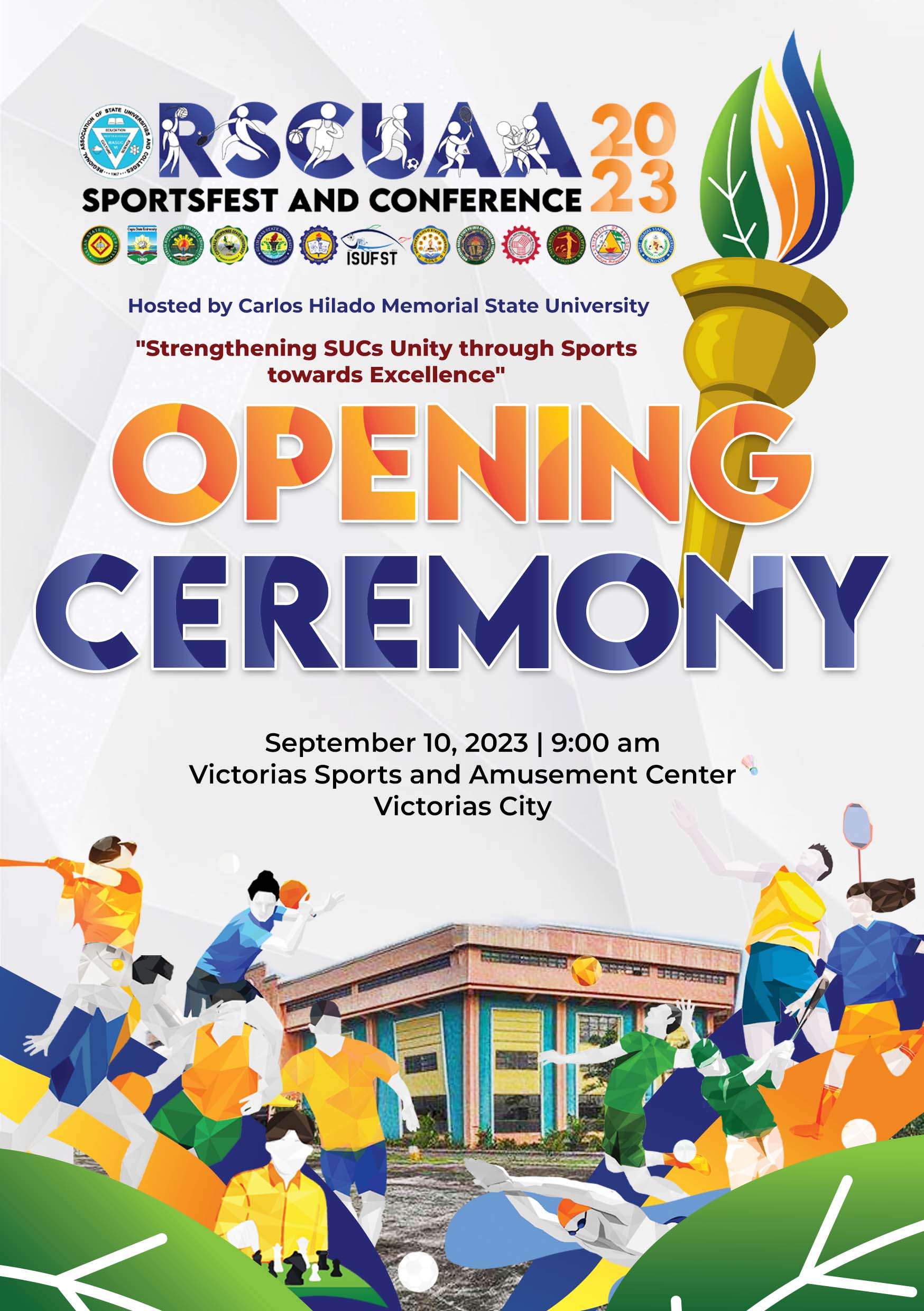 RSCUAA Opening Ceremony | Carlos Hilado Memorial State University