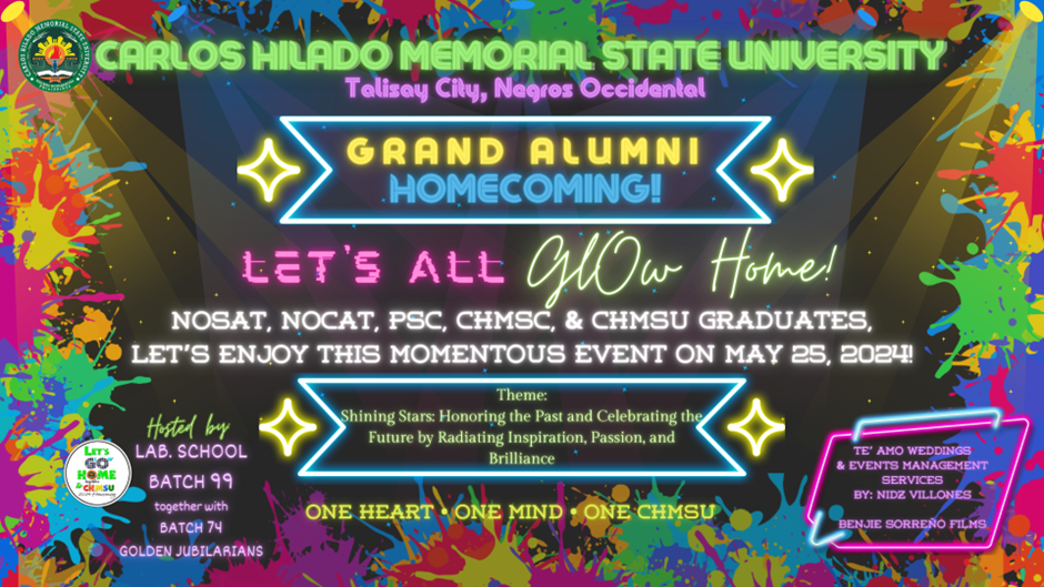 2024 General Alumni Homecoming at CHMSU all set | Carlos Hilado ...