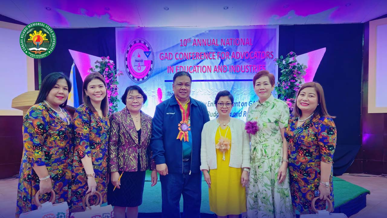 CHMSU joins nat’l GAD conference | Carlos Hilado Memorial State University