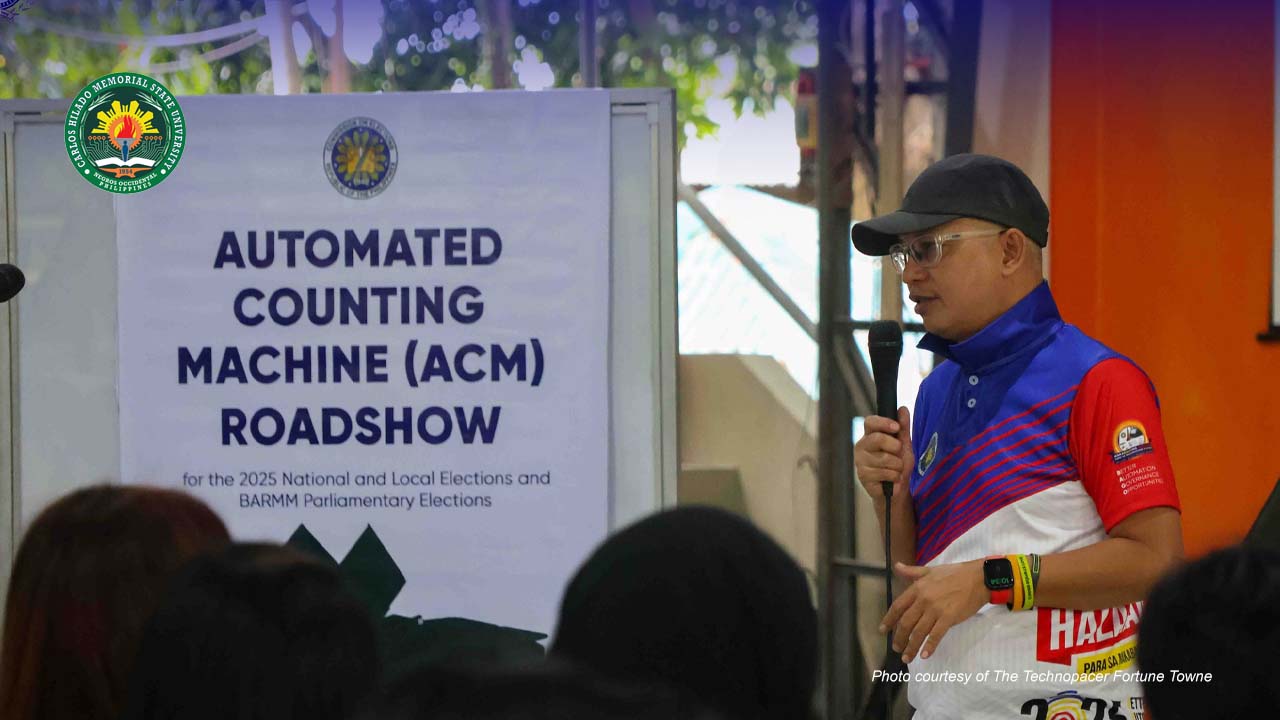 Comelec orients voters at CHMSU Alijis, F. Towne on May 12 polls, new ACM | Carlos Hilado ...