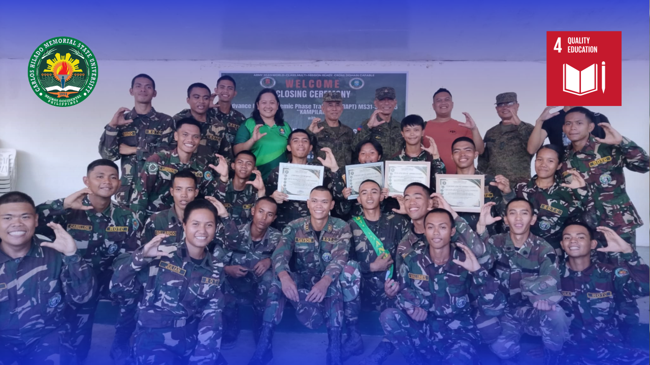 CHMSU ROTC Unit ranks overall 2nd, bags multiple reg’l honors at RAATI ...