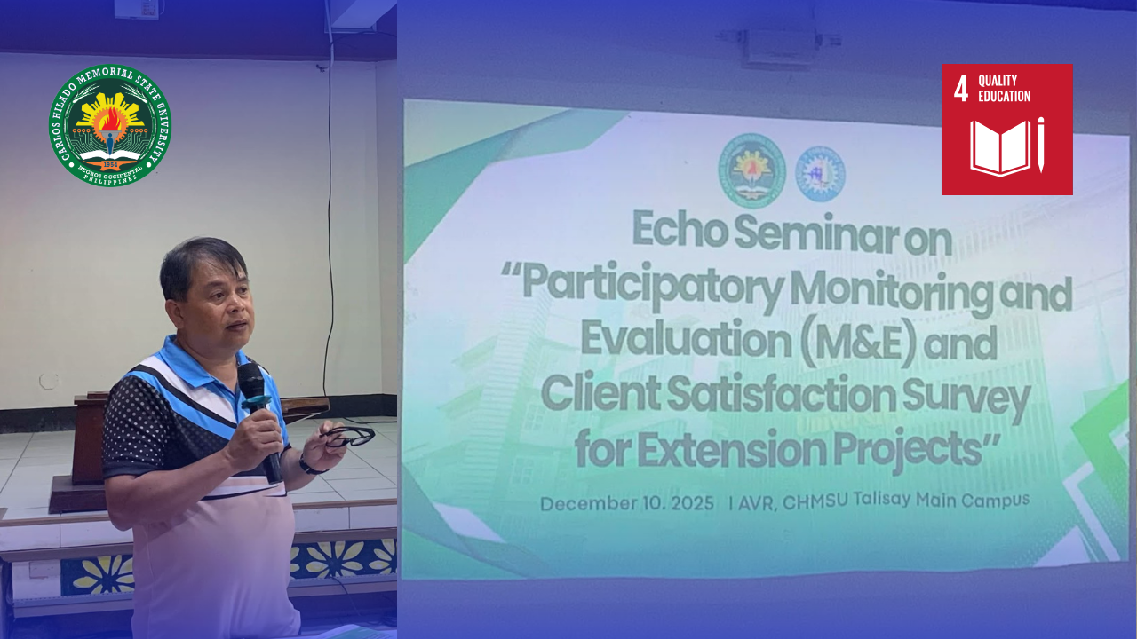 ECS holds echo seminar to upgrade extension programs | Carlos Hilado ...