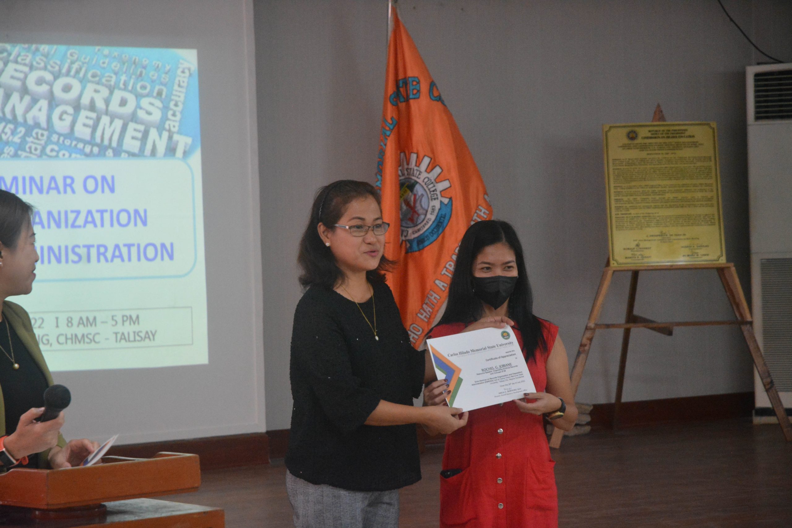 Echo-Seminar on Records Organization & Disposition Administration ...
