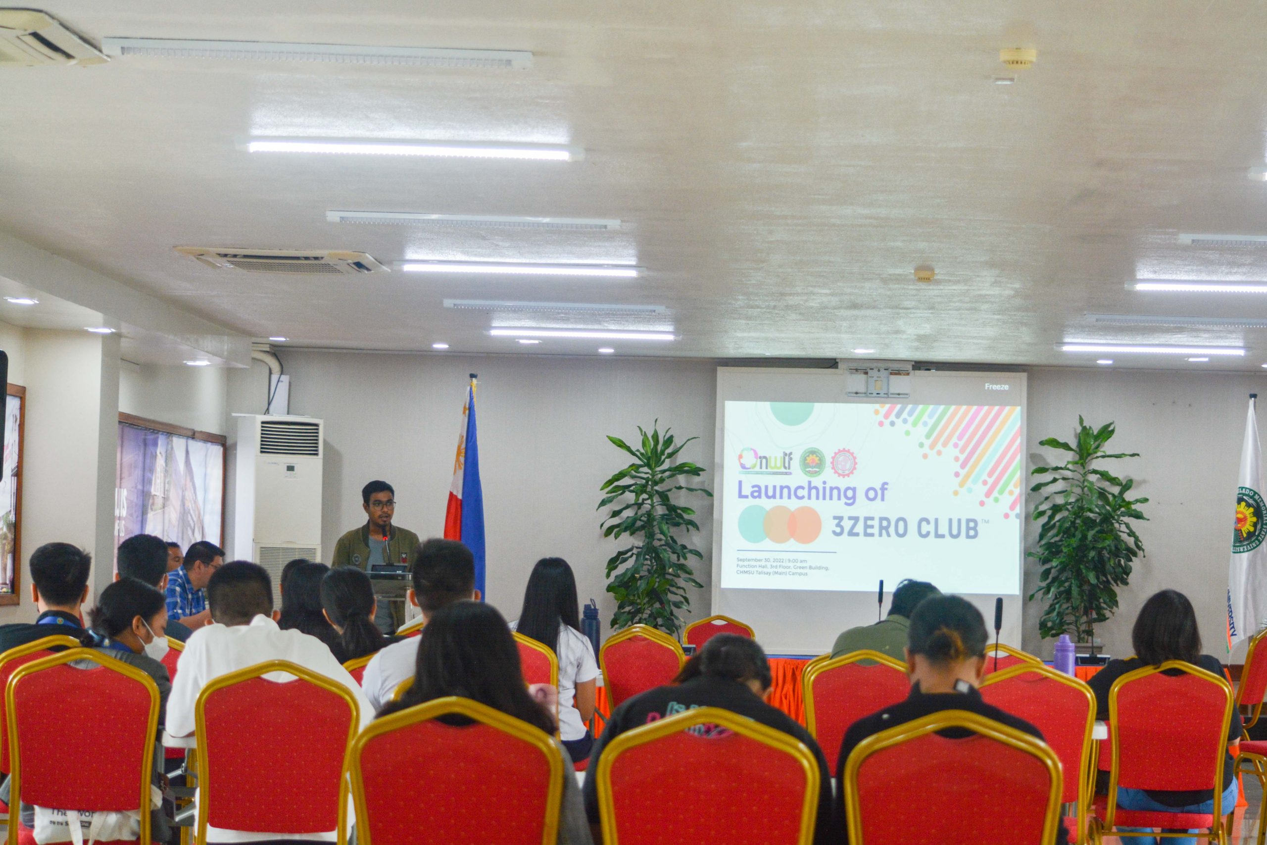 CHMSU, TUP-V, NWTF launch 3Zero Club - Carlos Hilado Memorial State ...