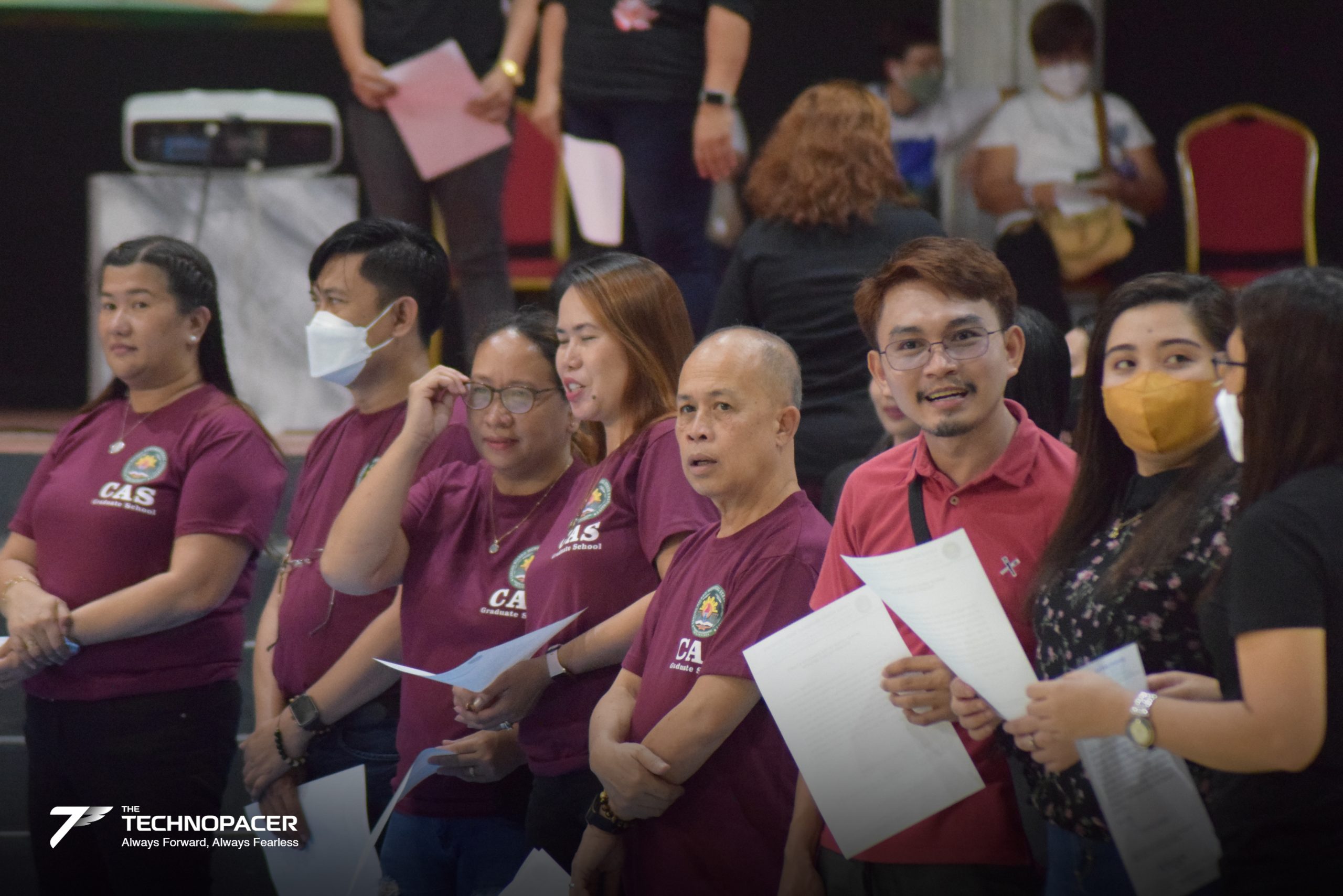 Graduate Studies holds oathtaking, induction, and sports fest - Carlos ...