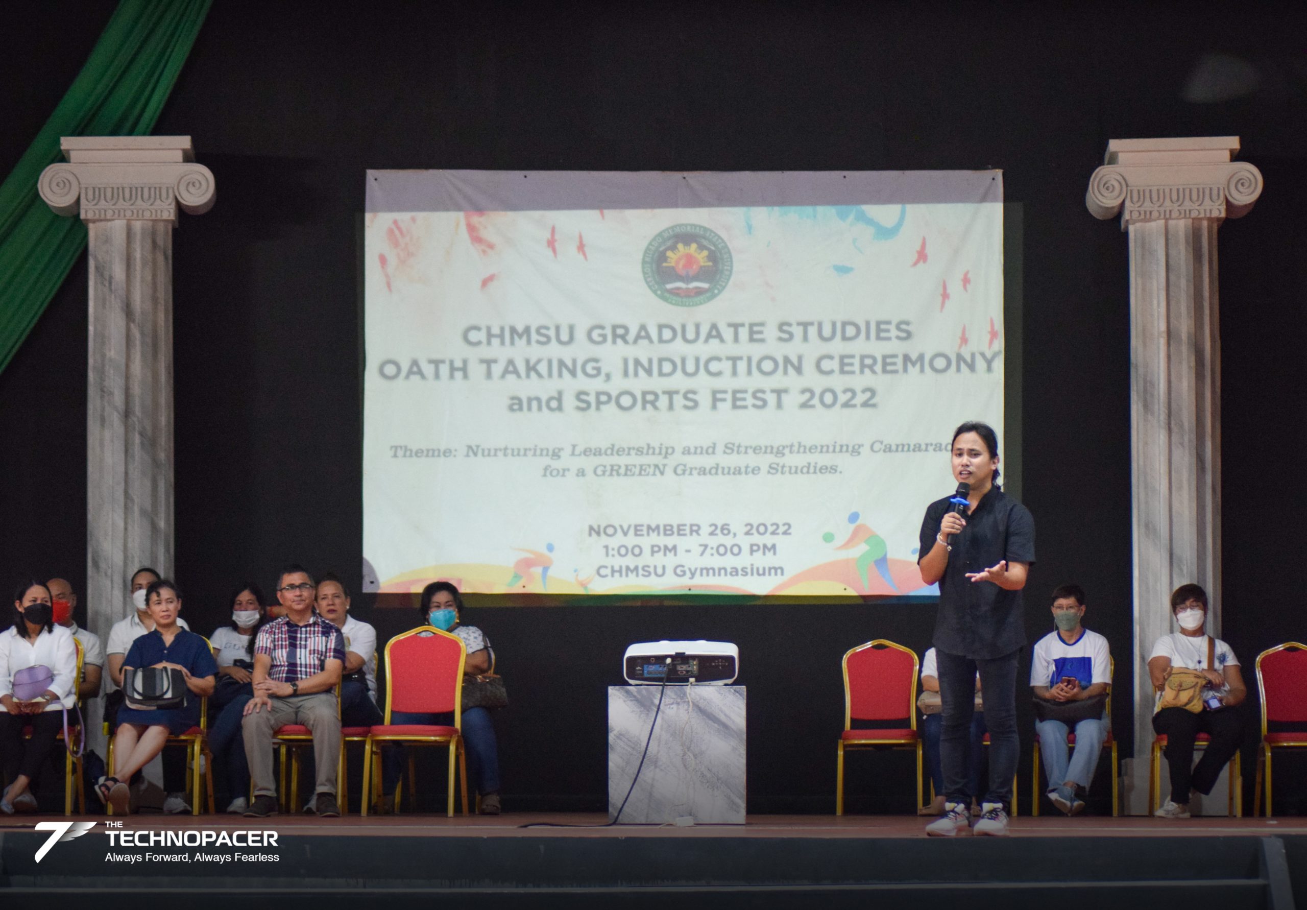 Graduate Studies holds oathtaking, induction, and sports fest - Carlos ...