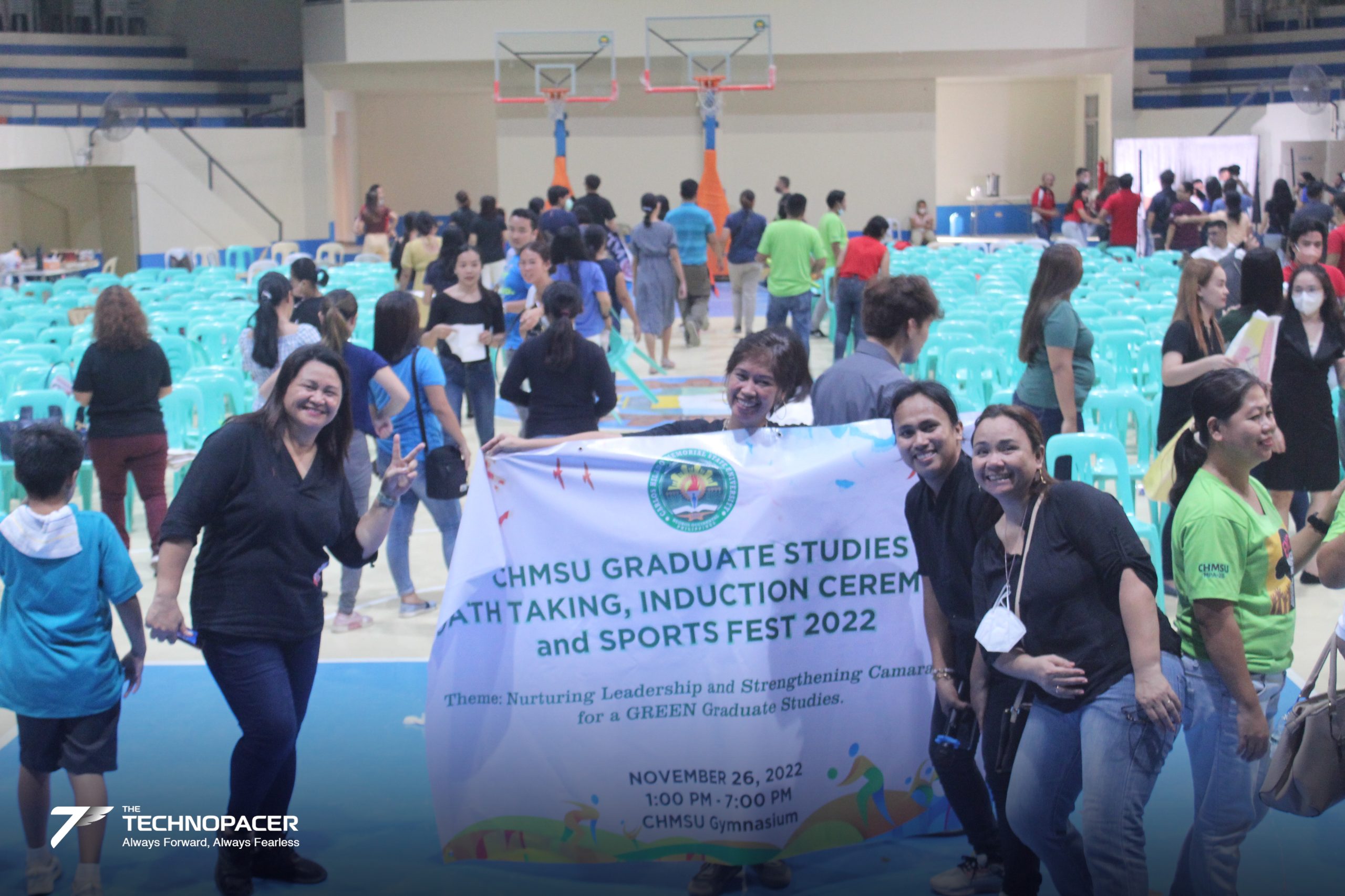 Graduate Studies holds oathtaking, induction, and sports fest - Carlos ...