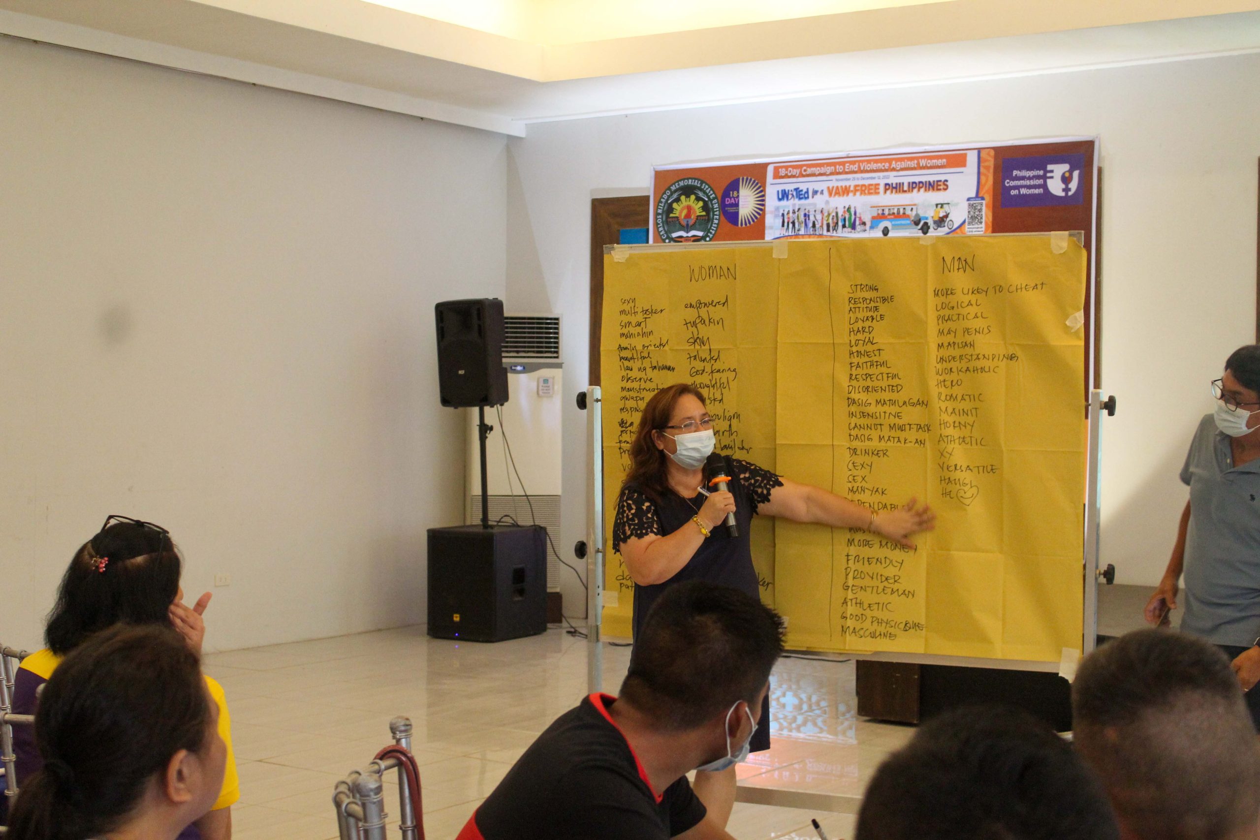GAD conducts training on gender sensitivity - Carlos Hilado Memorial ...