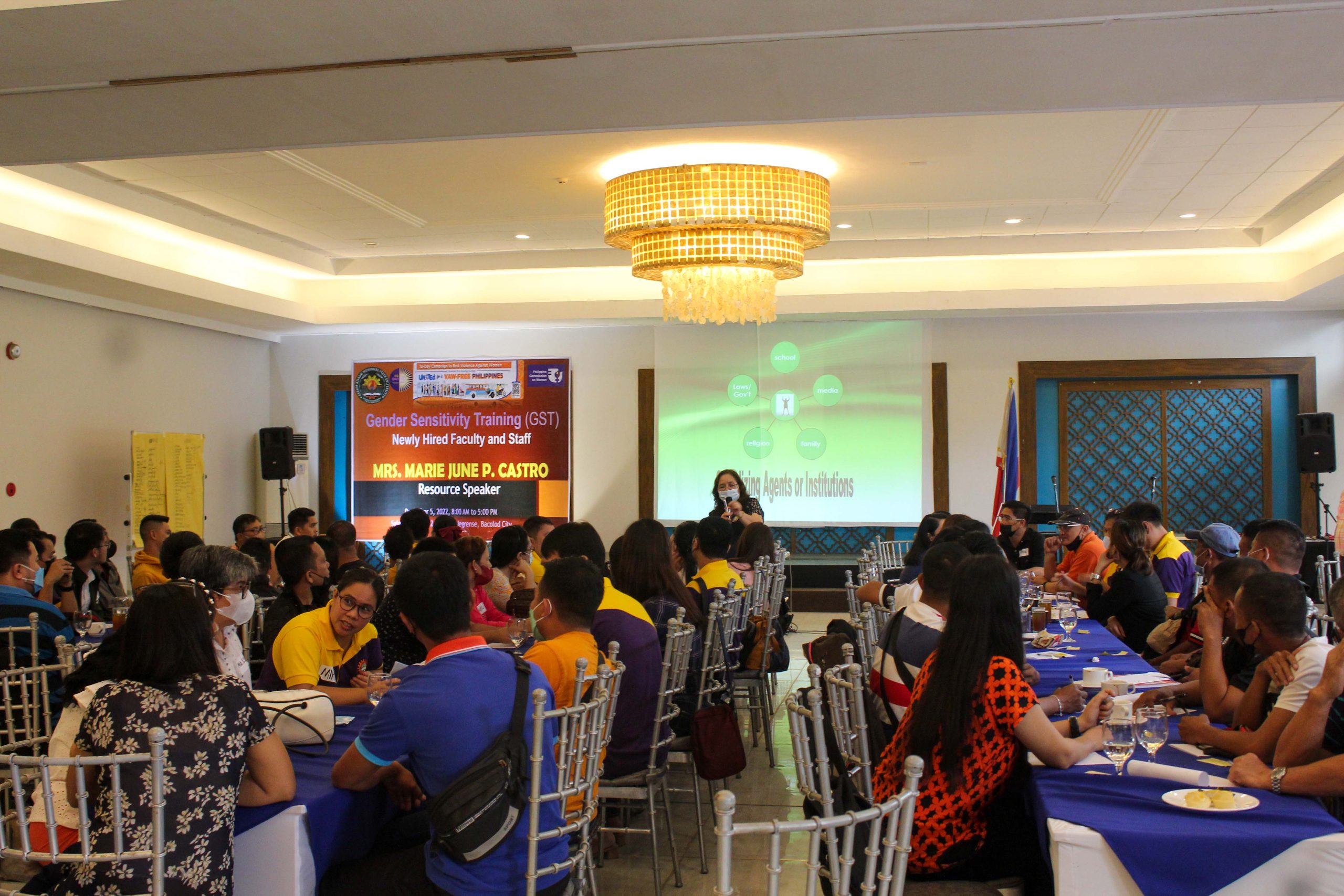 GAD conducts training on gender sensitivity | Carlos Hilado Memorial ...