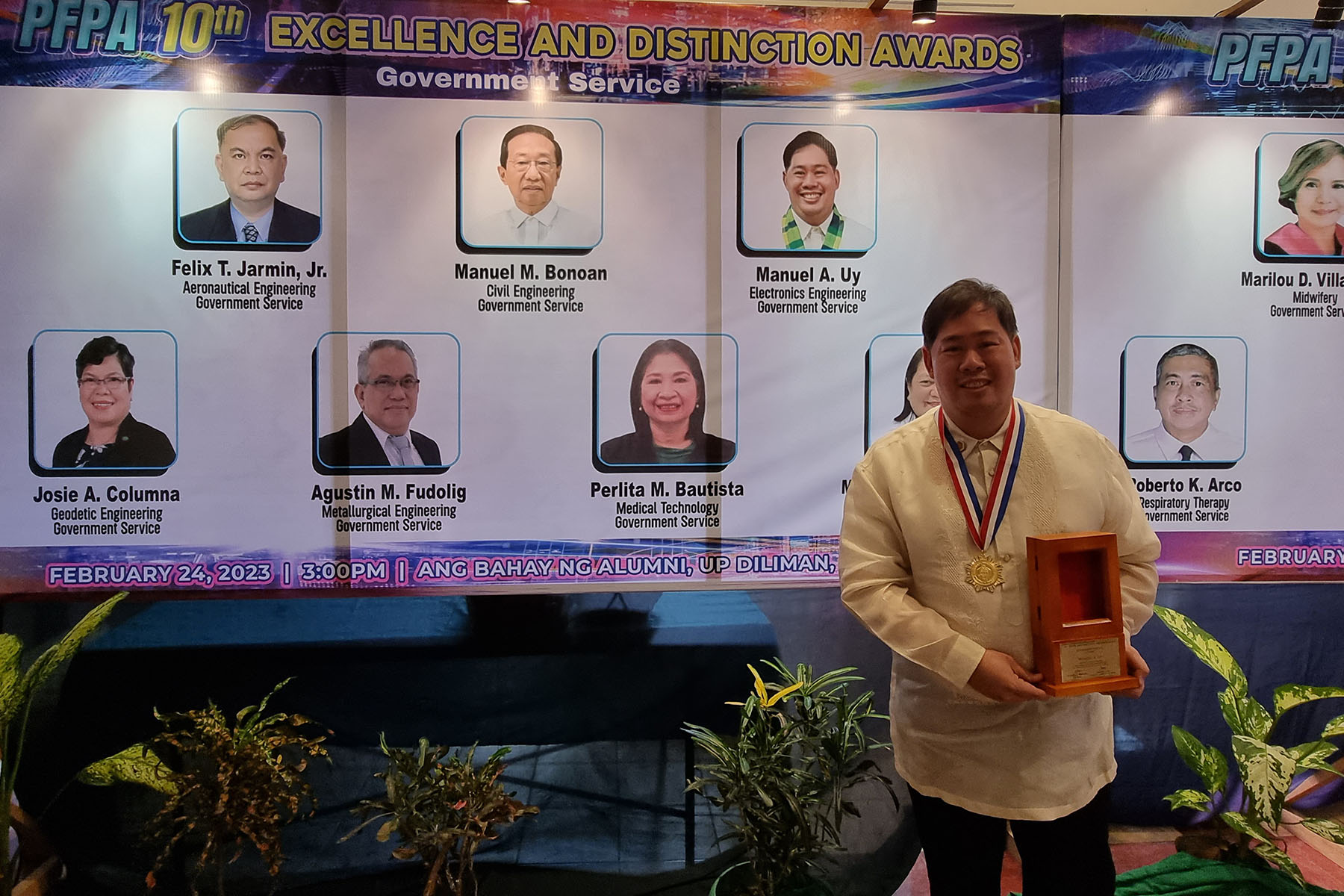 Computer Studies faculty receives PFPA distinction award | Carlos ...