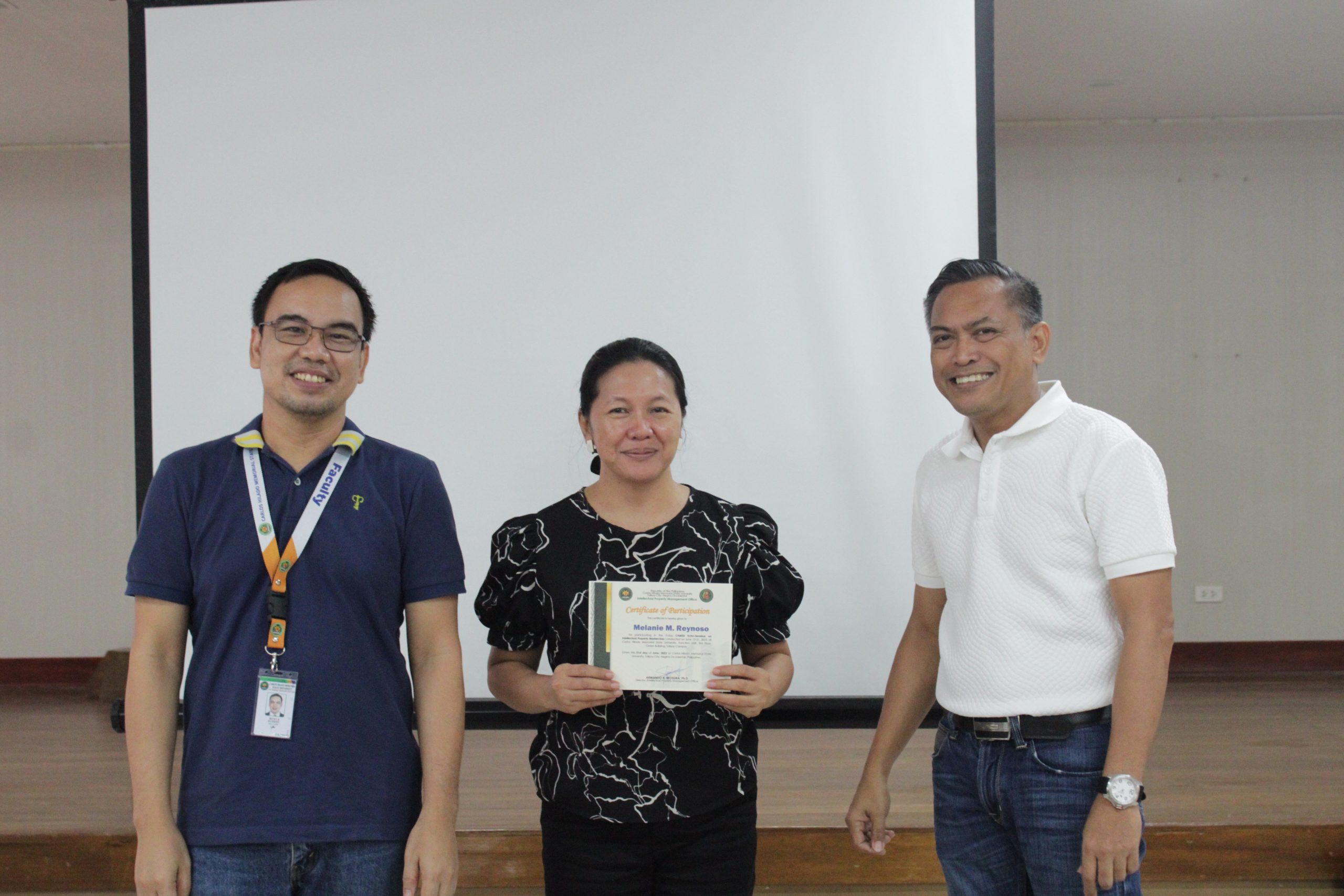 IPMO holds 3-day seminar on IP essentials - Carlos Hilado Memorial ...