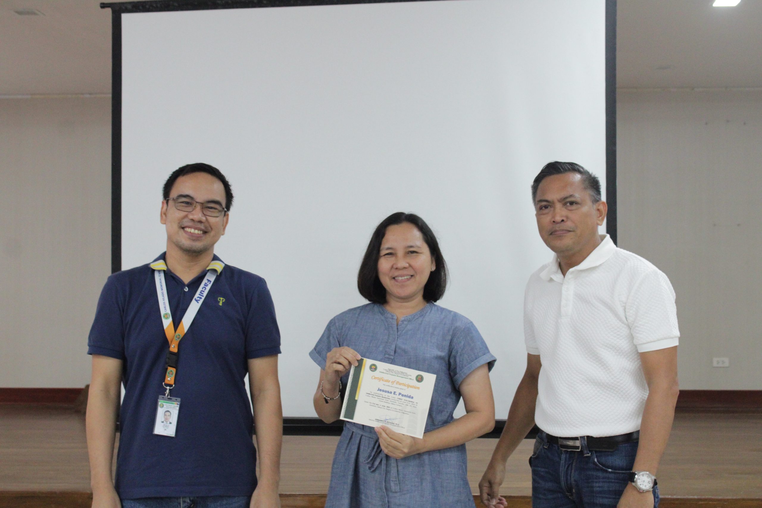 IPMO holds 3-day seminar on IP essentials - Carlos Hilado Memorial ...