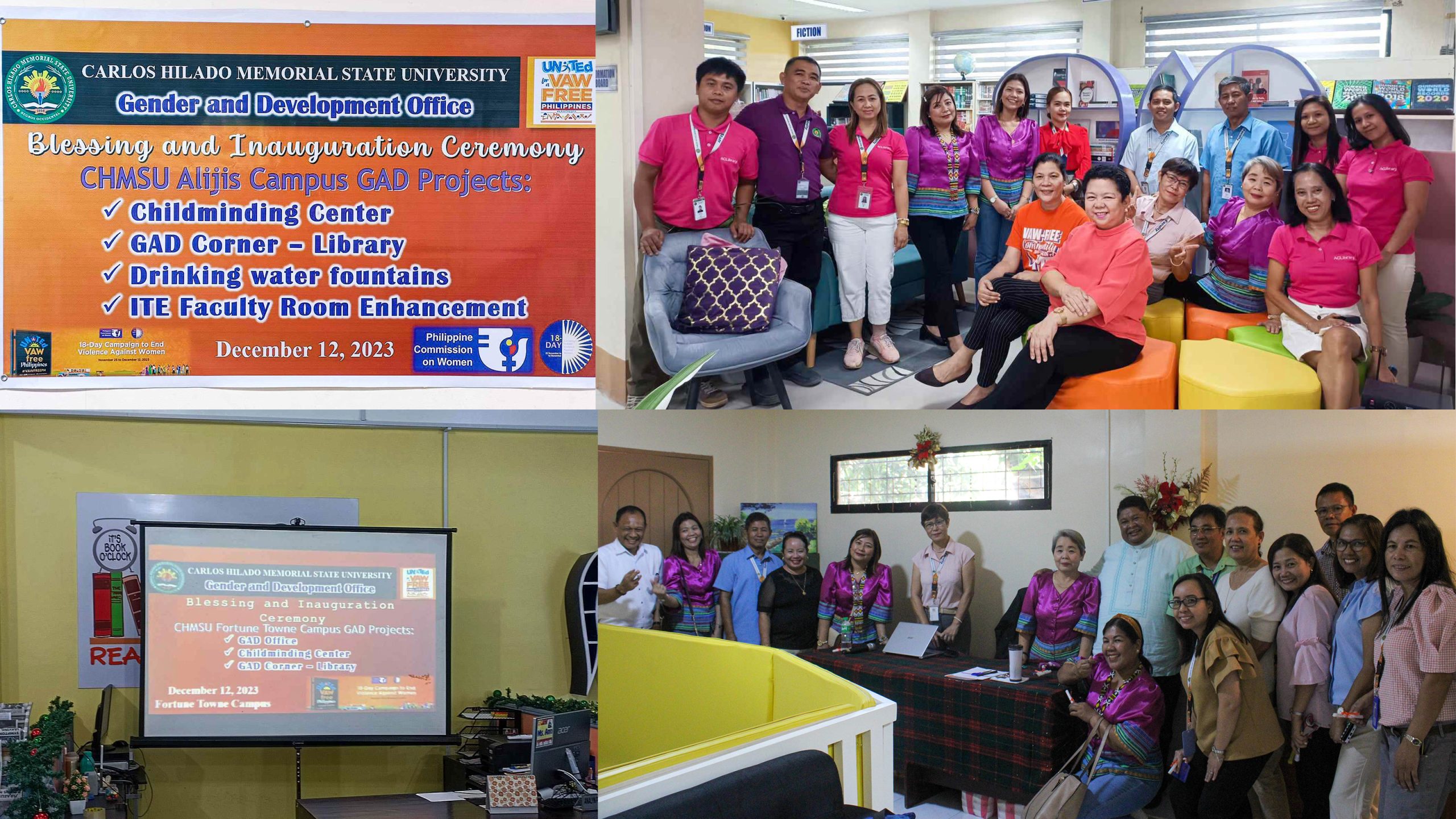 Gender and Development Office conducts Blessing and Inauguration ...