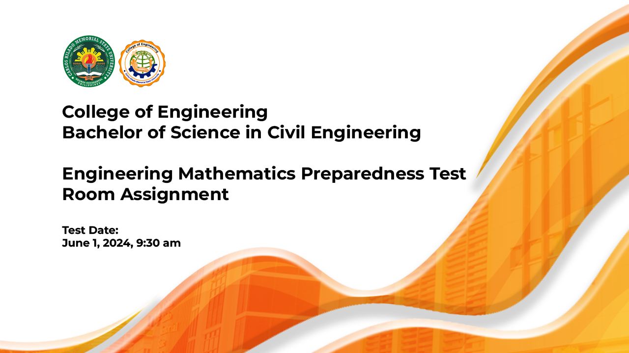 ENGINEERING MATHEMATICS PREPAREDNESS TEST (EMPT) Room Assignments for ...