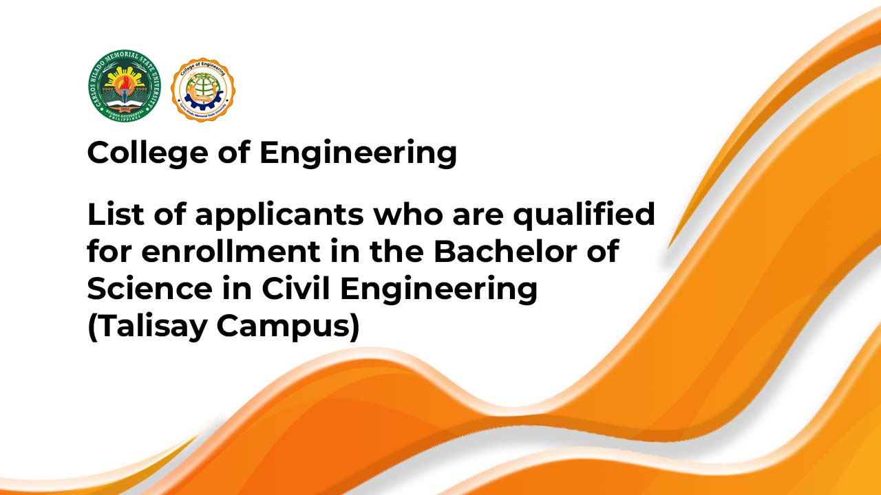 List of applicants who are qualified for enrollment in the Bachelor of ...