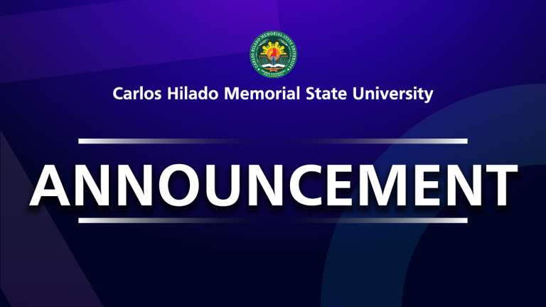 Home | Carlos Hilado Memorial State University