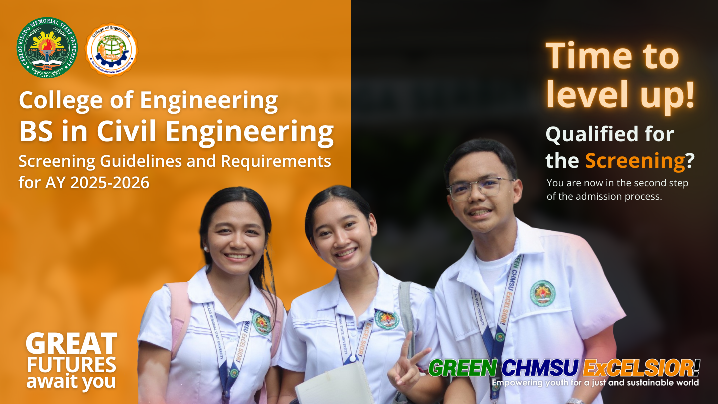 College of Engineering (BS in Civil Engineering) Screening Guidelines ...