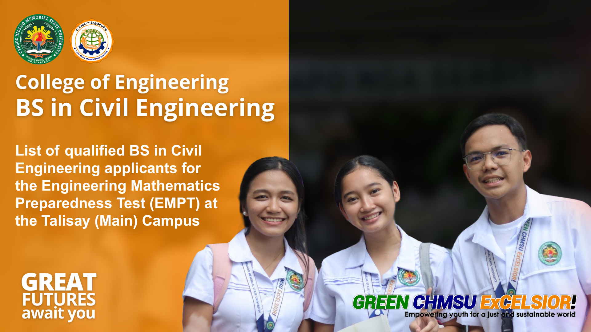 List of qualified BS in Civil Engineering applicants for the ...