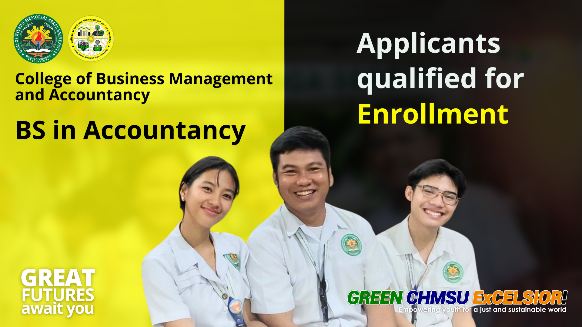List of BS in Accountancy applicants qualified for enrollment | Carlos ...
